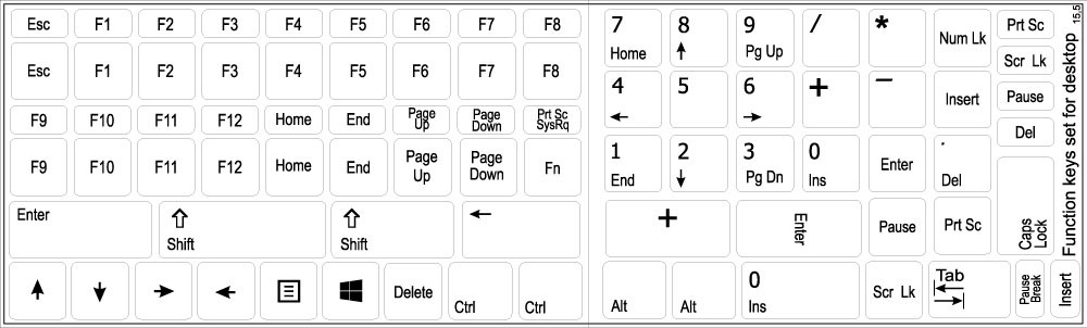Function desk non-tr PC