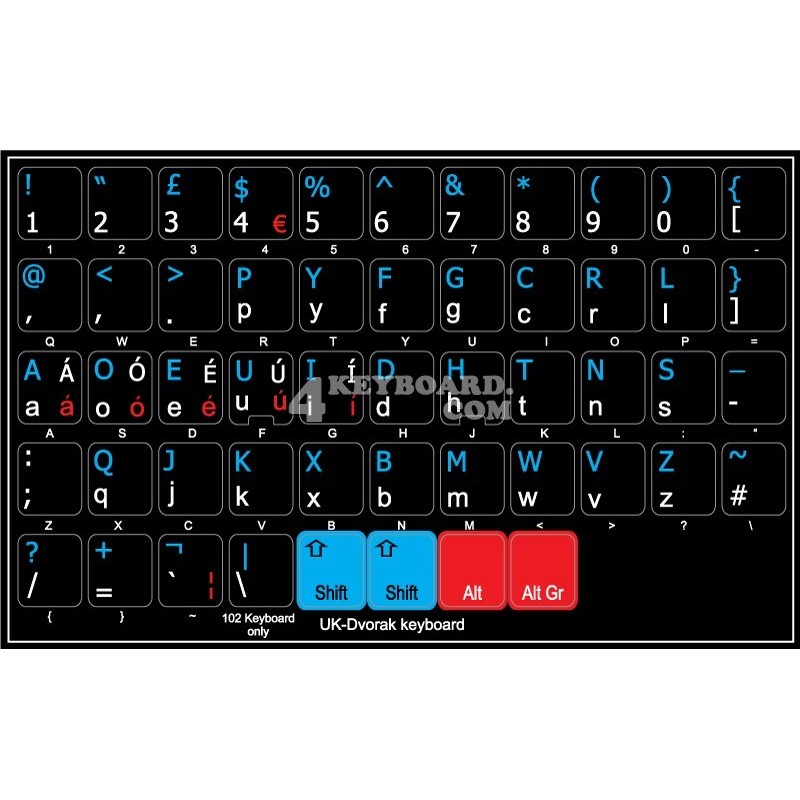 Dvorak UK non tran PC