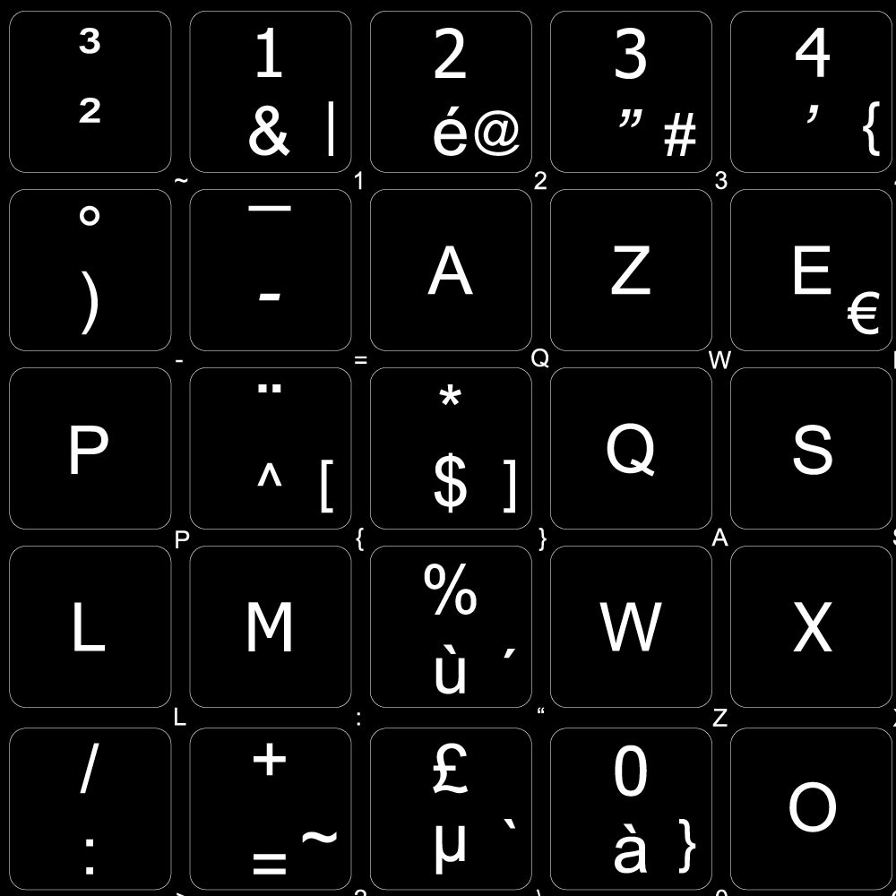 Belgian French non tran PC