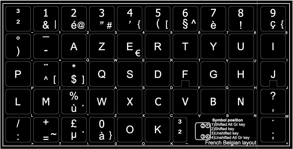 Belgian French non tran PC