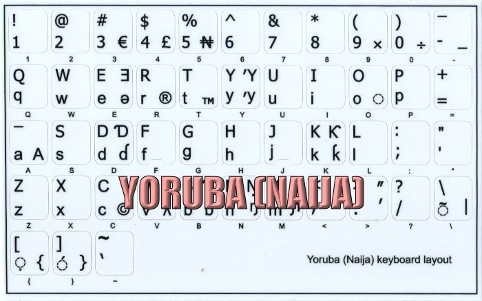 Yoruba non tran PC