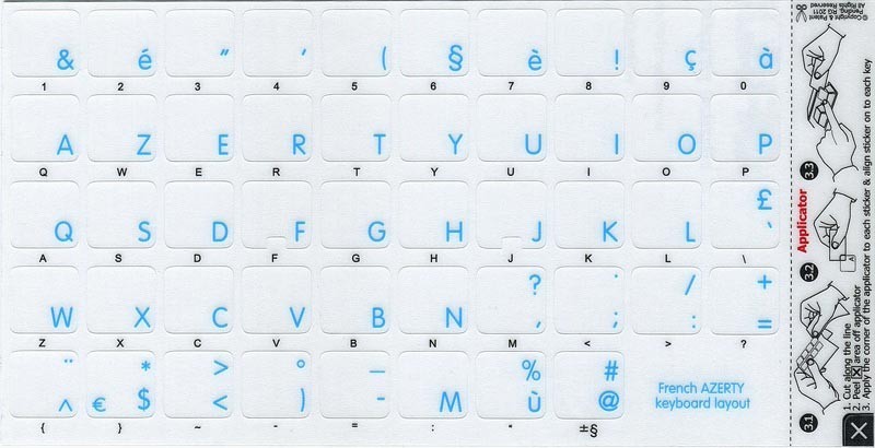 French AZERTY transp Apple
