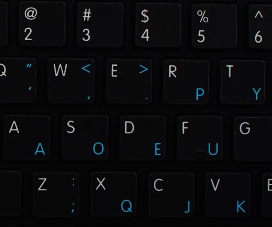 Dvorak Eng non-tran Apple