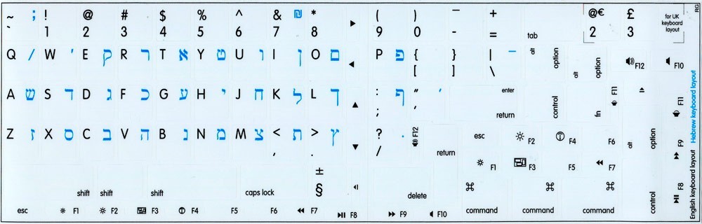 Hebr Eng non-tr Apple