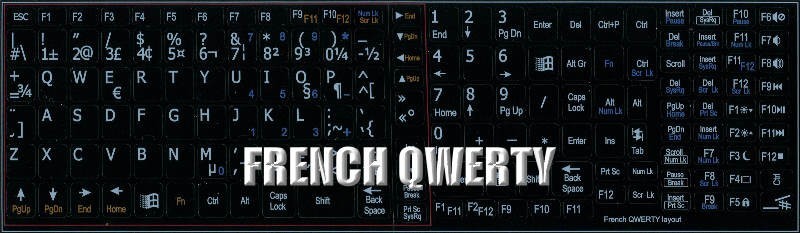 French QWERTY Notebook