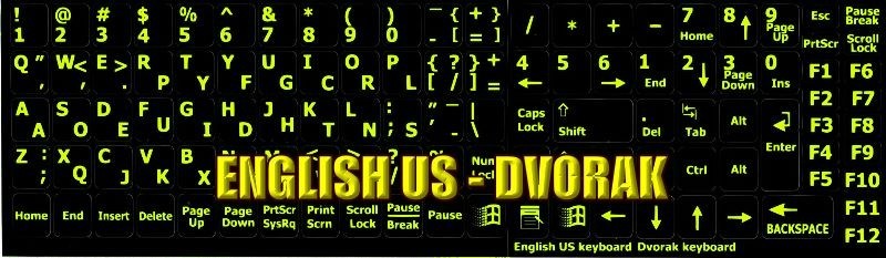 Glowing Dvorak - En US