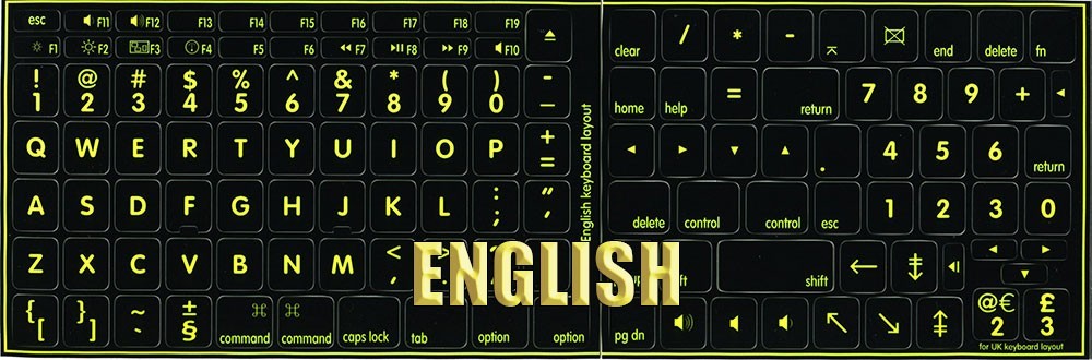 Glowing English UK Mac