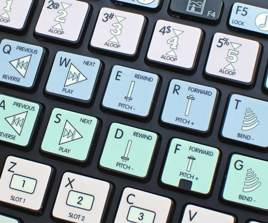 Keyboard Overlay Sticker For Serato Scratch Live Dj Software Serato ...