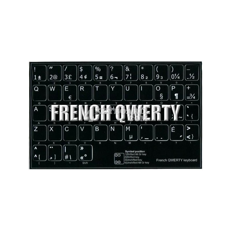 Fren QWERTY non tran PC