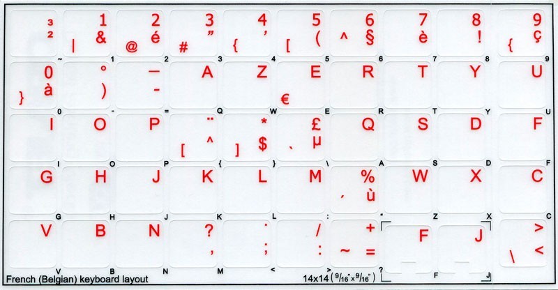 Belgian French tran PC