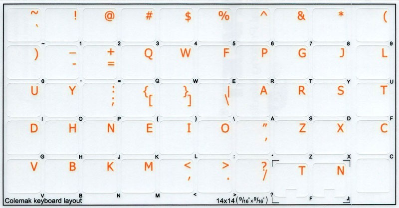 Colemak tran PC